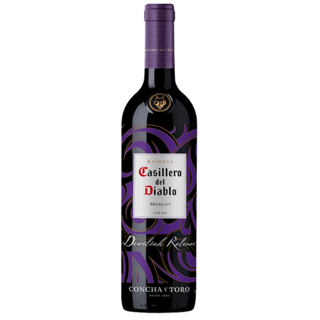 Vino Tinto Casillero Del Diablo Devilish Merlot 750 a Domicilio en ...